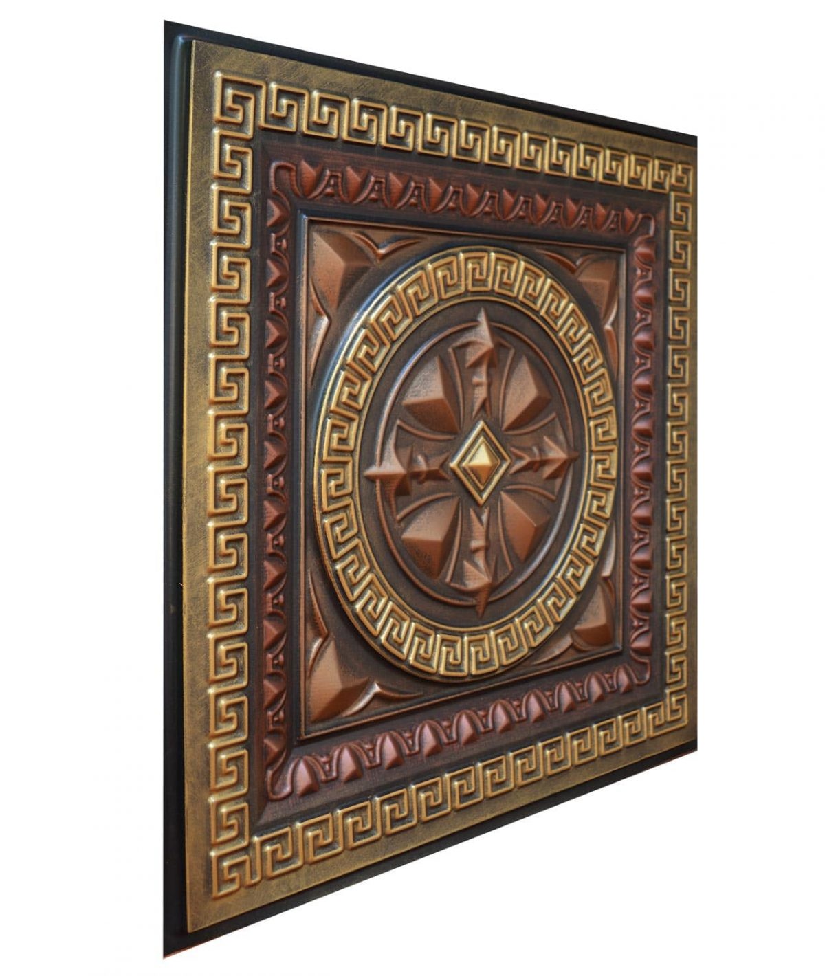 Ceiling Tile Odysseus Shield 24 in. x 24 in. CTF-014 - Fine Art Deco ...