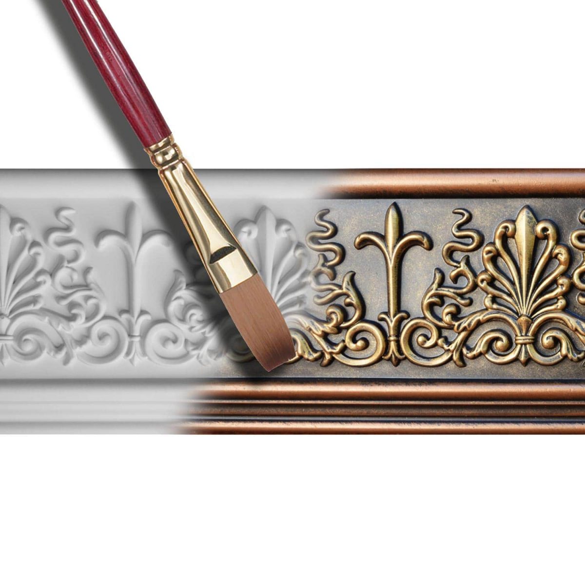Flat Molding Custom Finish - Fine Art Deco Inc. An Artistic Decor Company