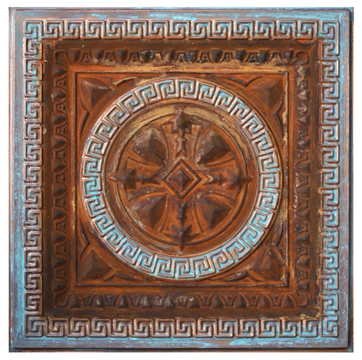 Ceiling Tile Odysseus Shield 24 in. x 24 in. CTF-014 - Fine Art Deco ...