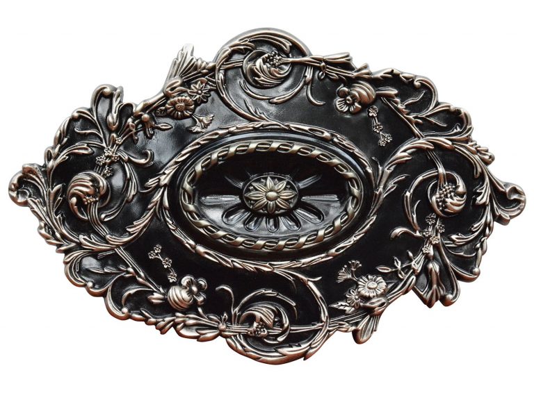Ceiling Medallion Silver Diamond 20 in. x 30-1/2 in. CCMF-094-3 – Fine ...