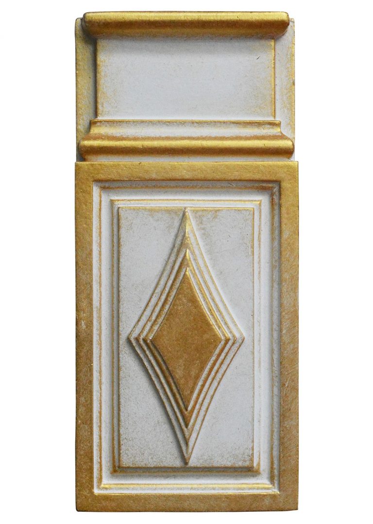 Plinth Block Helene 3-3/4 in. x 3-3/4 in. PBF-036-2 – Fine Art Deco Inc ...