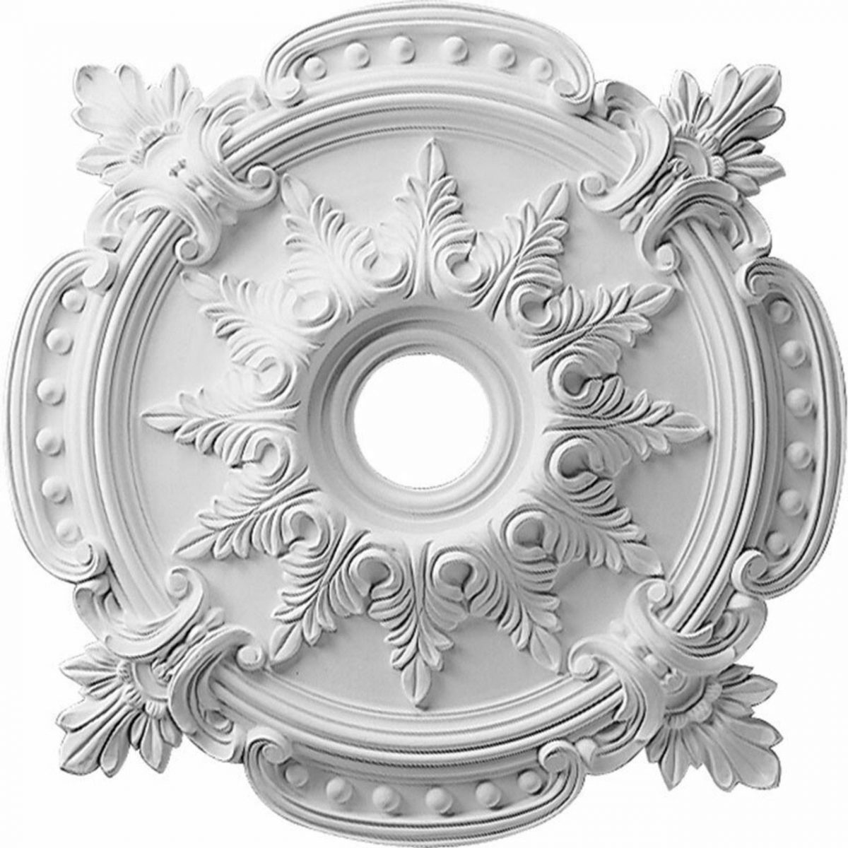 White Ceiling Medallions Archives - Fine Art Deco Inc. An Artistic ...