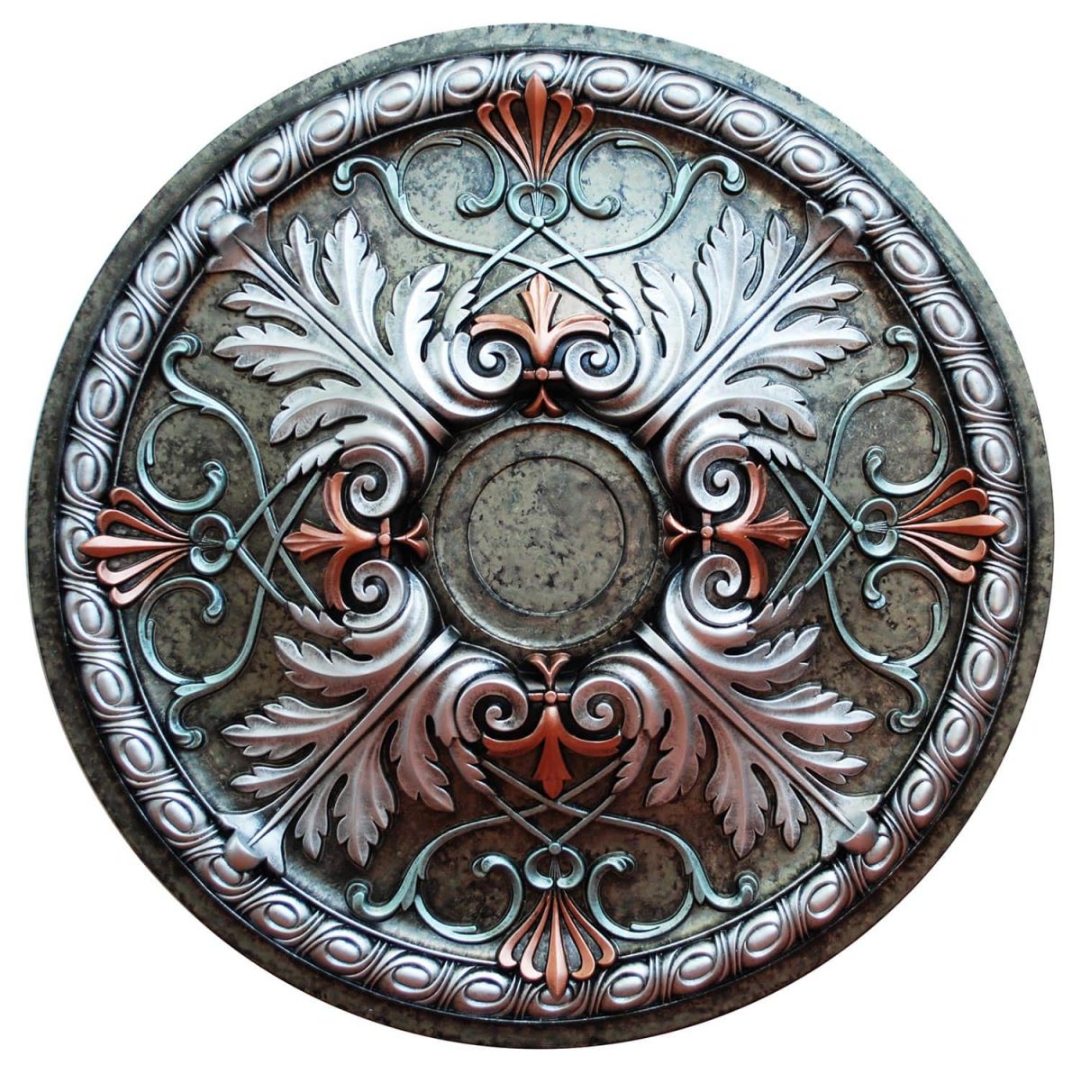 Hand Painted Ceiling Medallions, Custom Decorative Medallions Finishes